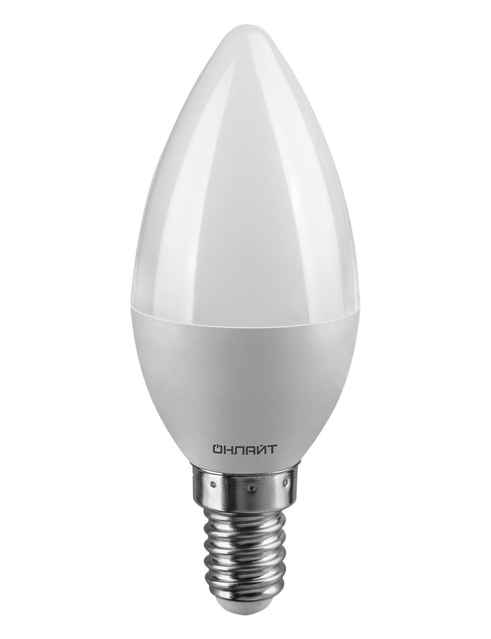 Лампа светодиодная онлайт 90441, 15 Вт, Е14, 230 В, 4000 К, Promo, свеча