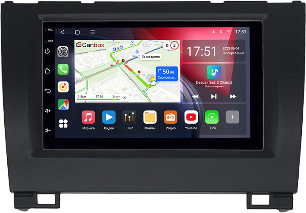 Штатная магнитола Great Wall Hover H3 2010-2014, Hover H5 2010-2018 Canbox L-Line 4475-RP-GWH-34 Android 10 (4G-SIM, 6/128, TS18, DSP, QLed)