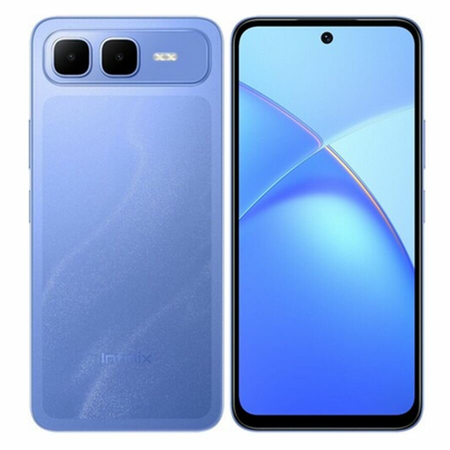 6,67" Смартфон Infinix SMART 10 Plus 8/128 ГБ (10076213) 2025, голубой