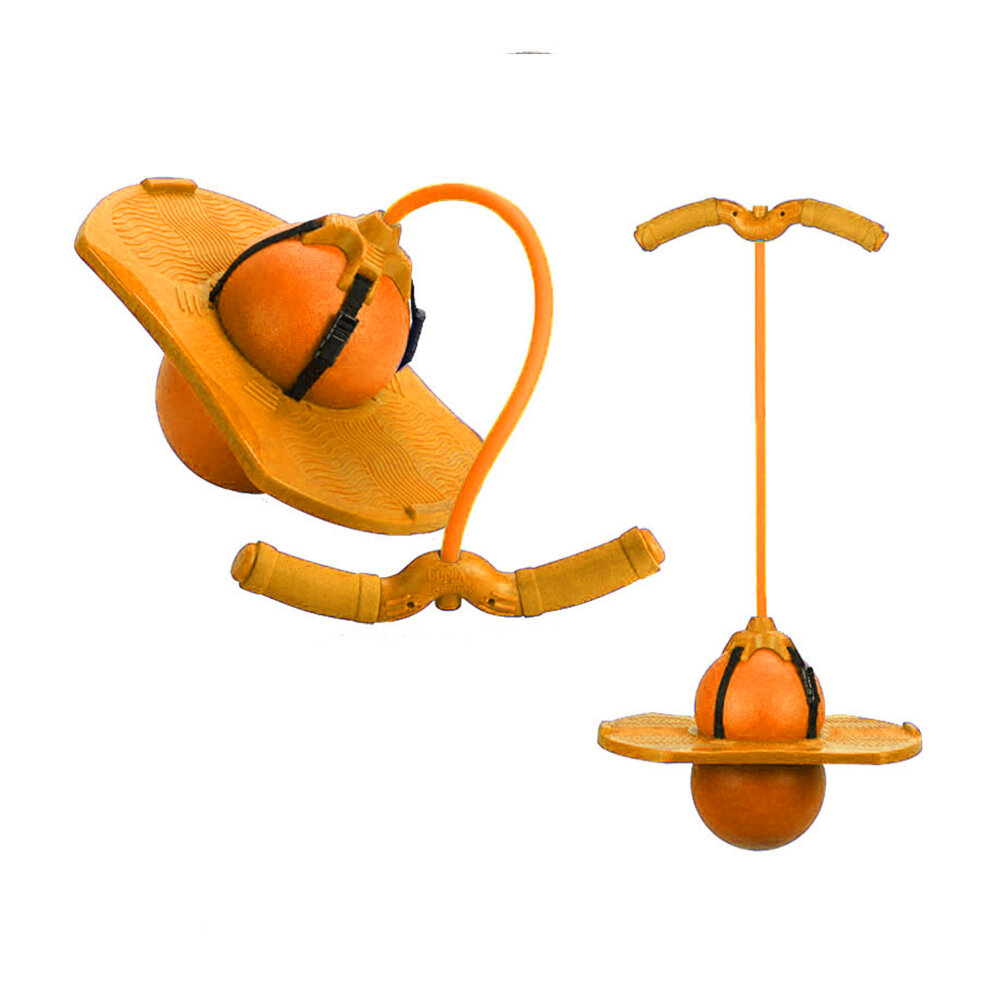 Мяч для прыжков, Детский спортивный игрушка для тренировки баланса, взрывобезопасный мяч для прыжков, Подходит в качестве подарка для взрослых и детей, Йога, Фитнес, Спорт - Желтый, Красный, Материал: экологичный ПВХ, Размер: диаметр 18см, В комплект