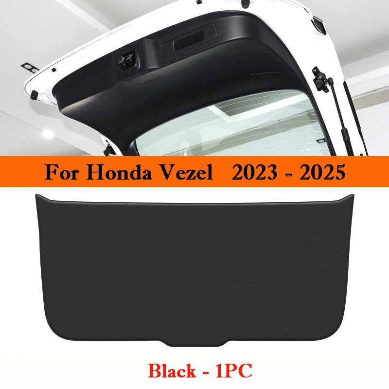 Для Honda Vezel 2015-2025 автомобильный багажник дверь противоударная накладка задняя дверь защита от царапин защитная наклейка грузовой вкладыш аксессуары для интерьера Black For 2023-2025