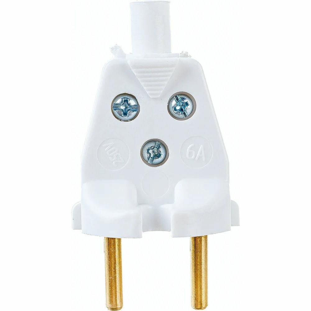 Вилка штепсельная SVET В6-001 300 SV0924-0001