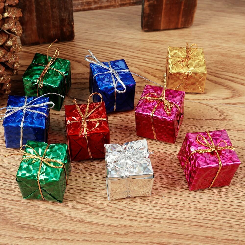 Мини-подарочная коробка из пенопласта с новогодними украшениями-HDJ-CJ1004