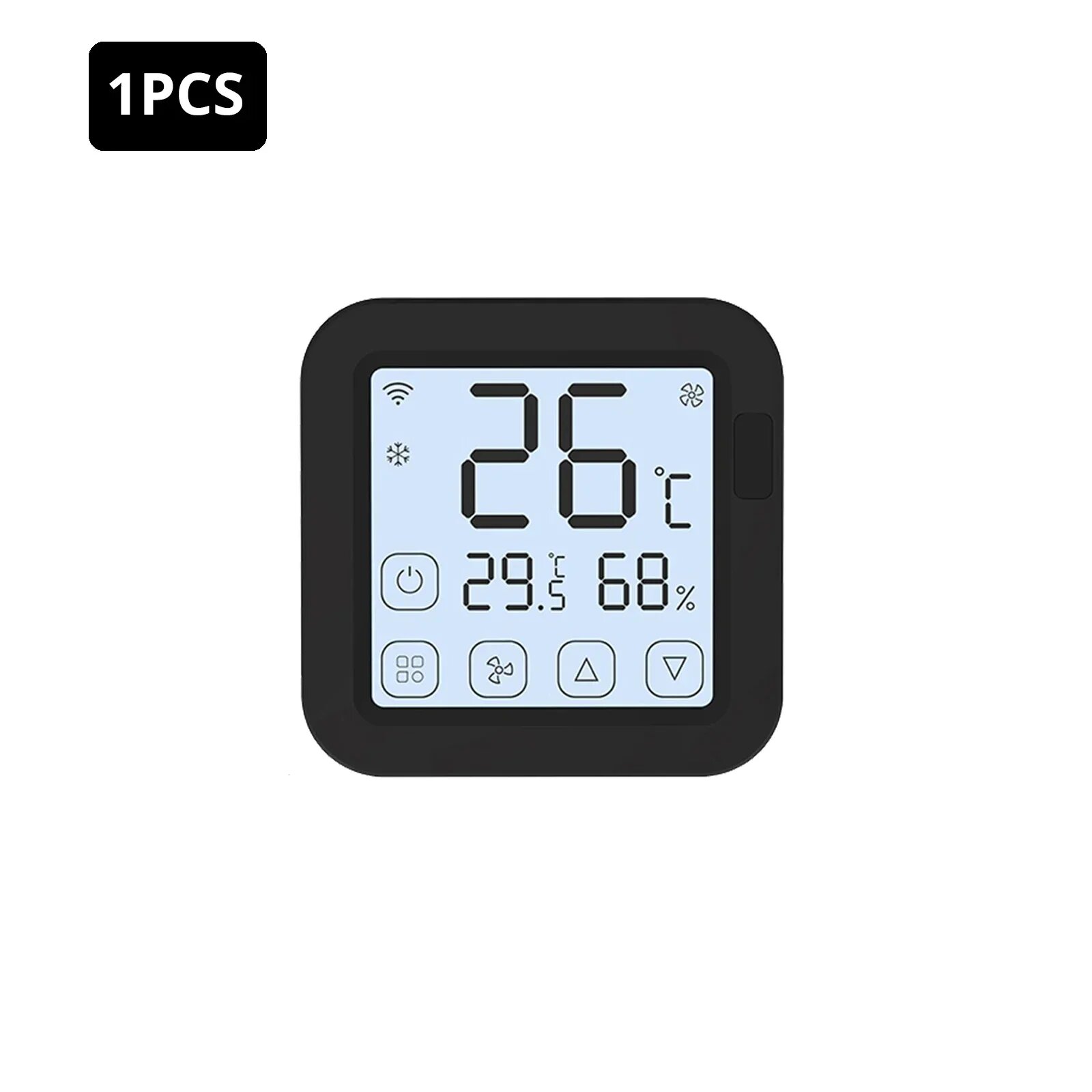 MOES Tuya WiFi ИК-контроллер термостата ЖК-экран сенсорная кнопка беспроводной пульт дистанционного управления встроенный датчик температуры и влажности alexa