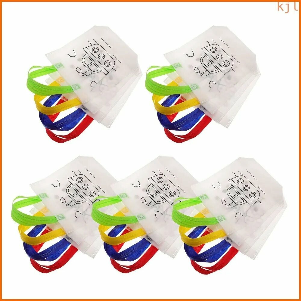 Популярен осенью20 Штук Детских Рисовальных Сумок Из Спанбонда Для Рисования