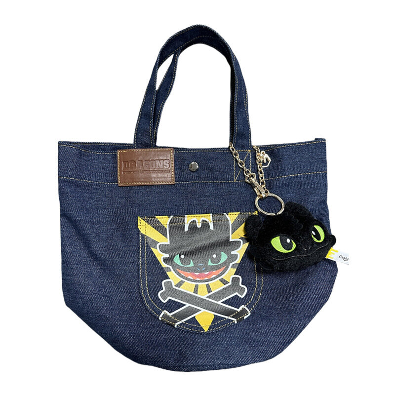 Брелок с мягкой игрушкой Беззубик от Universal Studios «Как приручить дракона», Ночная фурия, Дневная фурия, подвеска на рюкзак