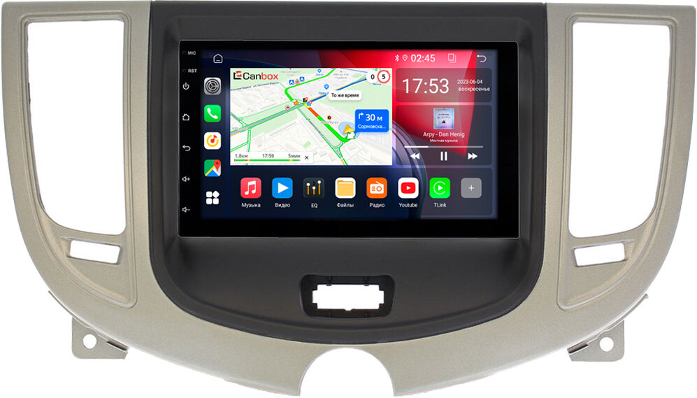 Магнитола в штатное место 2 din Chery M11 (А3) 2010-2015 Canbox 4/64 на Android 10 (GTR7-RP-CH11-189) (IPS, DSP, CarPlay)
