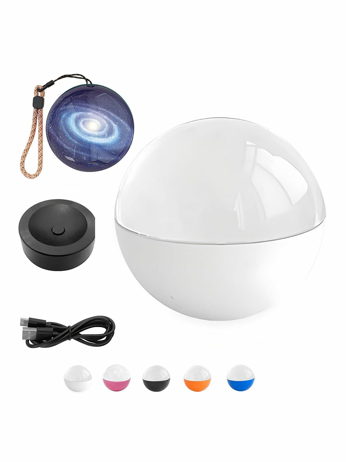 USB-перезаряжаемый светодиодный хрустальный шар, памяти лампа-шар - 2,7" сфера для загрузки видео и фото, индивидуальный 3D рождественский шар для семьи, пар, годовщин, дня рождения