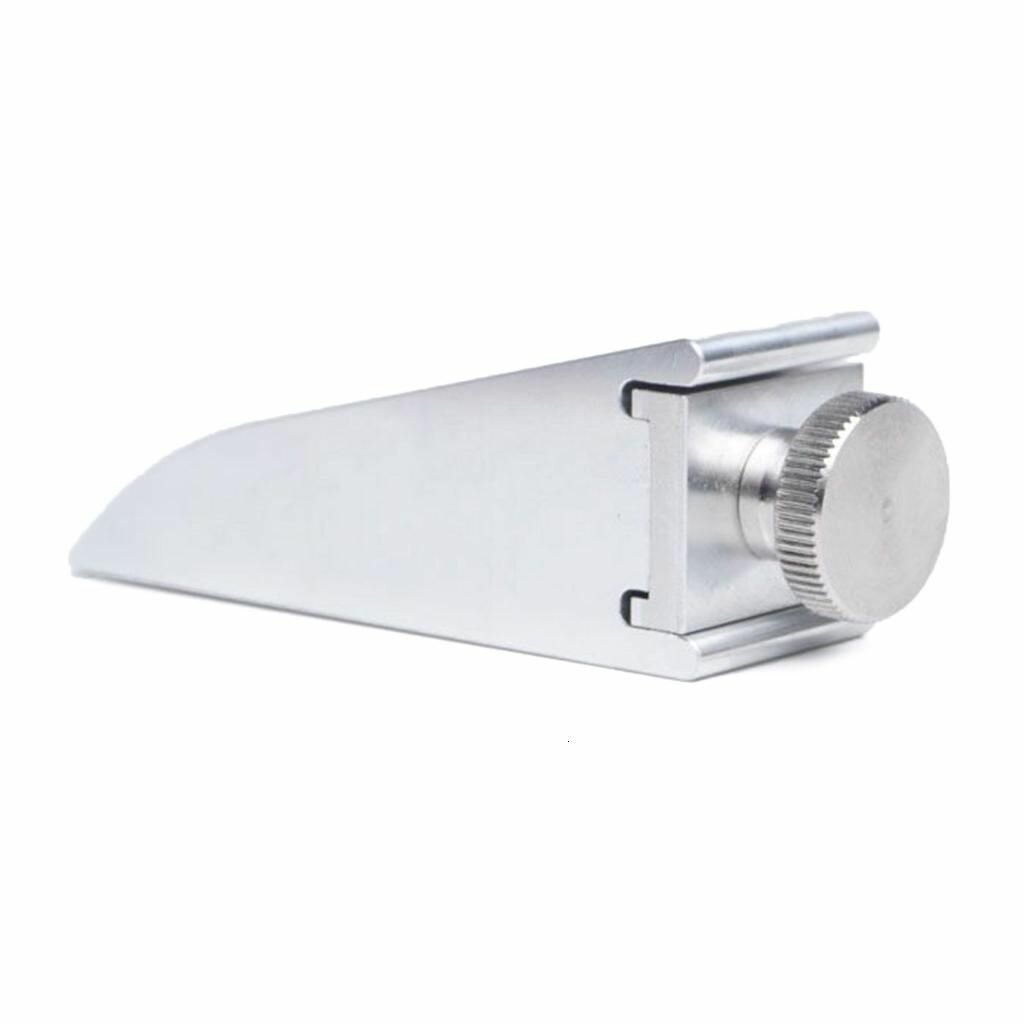 Держатель для полировки кожаной кромки наждачной бумагой Буковый зажим бумаги-клиновидная форма