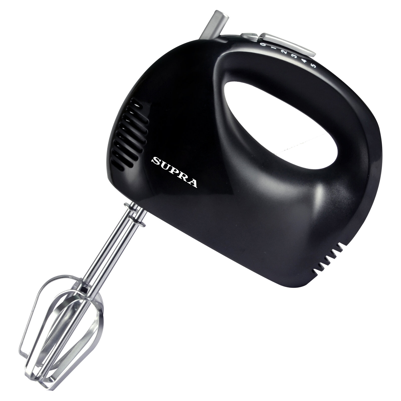 Миксер Supra MXS-529, мощность 500 Вт, 5 скоростей, крюки для замешивания, пластик, черный