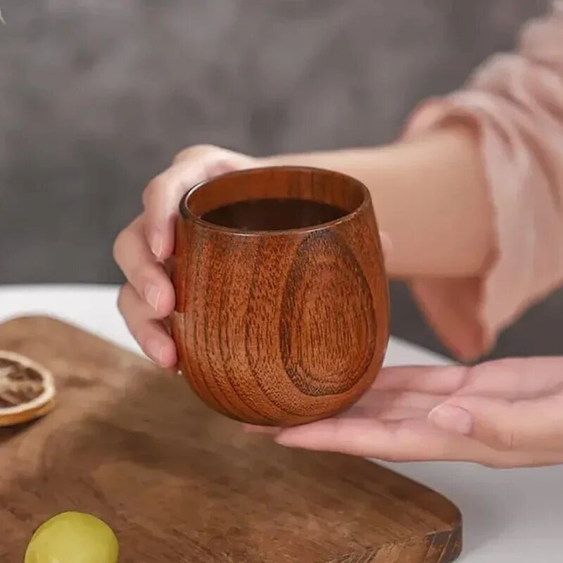 Деревянные кружки из зизифуса 4PCS