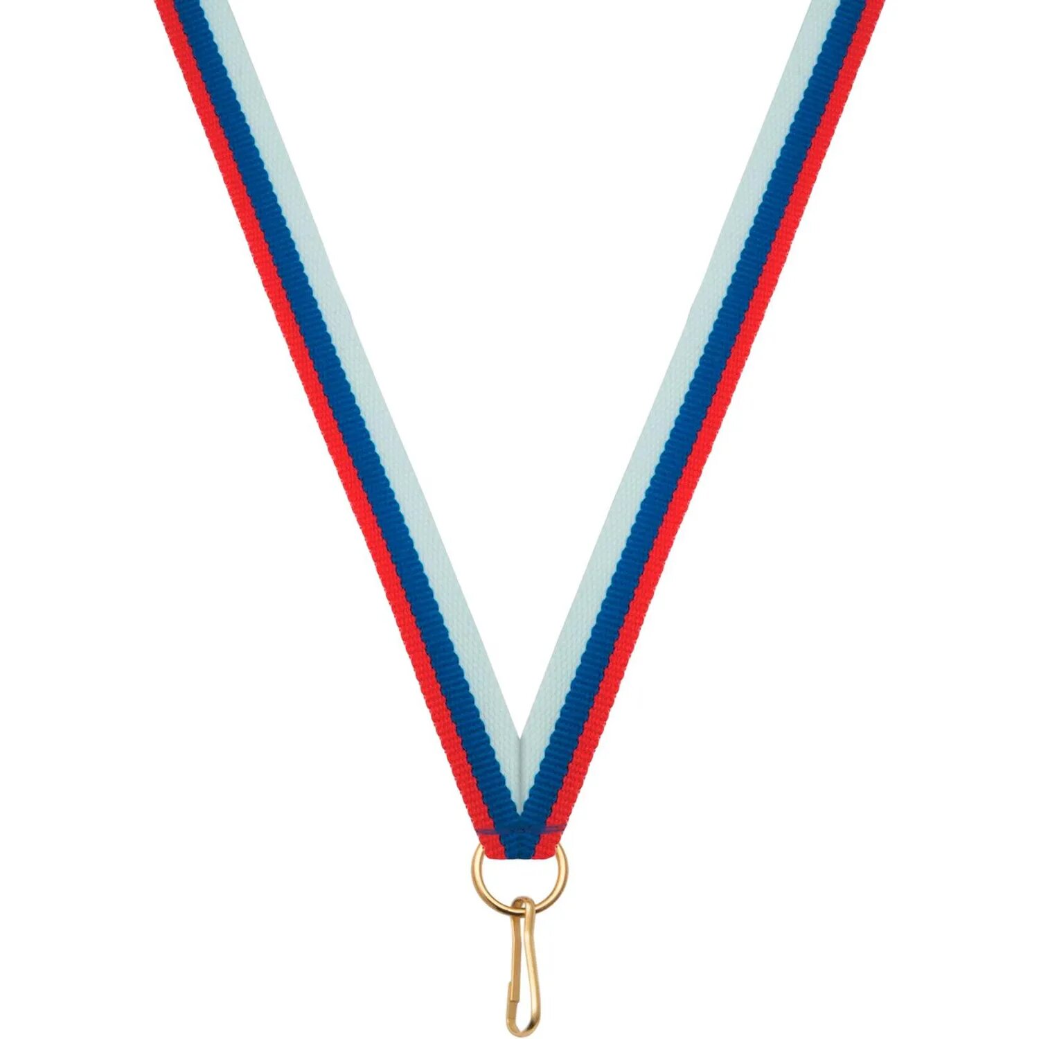 Лента для медалей 10 мм цвет триколор LN5f