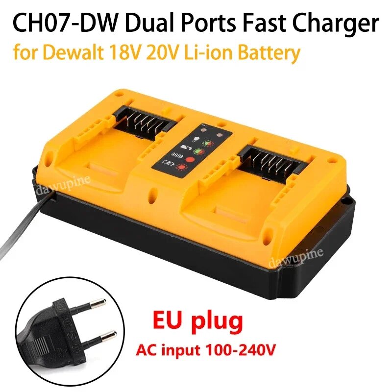 Зарядное устройство Dewalt 18V 20V Li-ion, EU plug