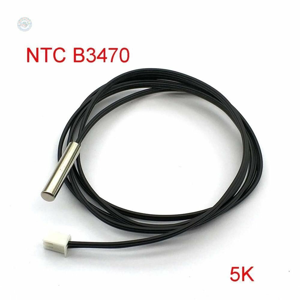Термистор NTC водозащищённый, 5K-100K 1% 3950 B3470, датчик температуры для ПК и электроники, герметичный пробный провод 5 25 мм