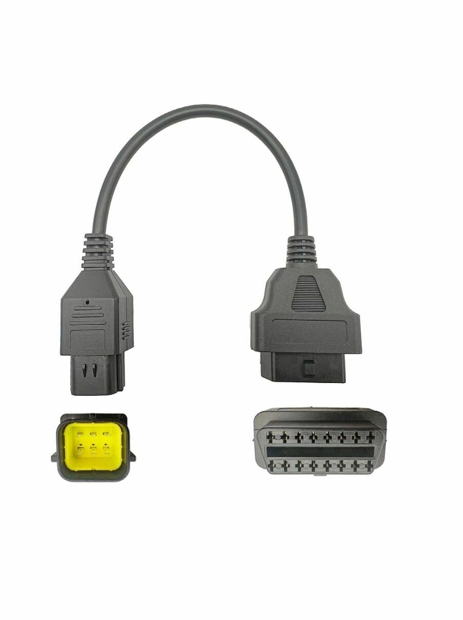 Диагностический кабель-адаптер OBD2 6 pin для мототехники Husqvarna