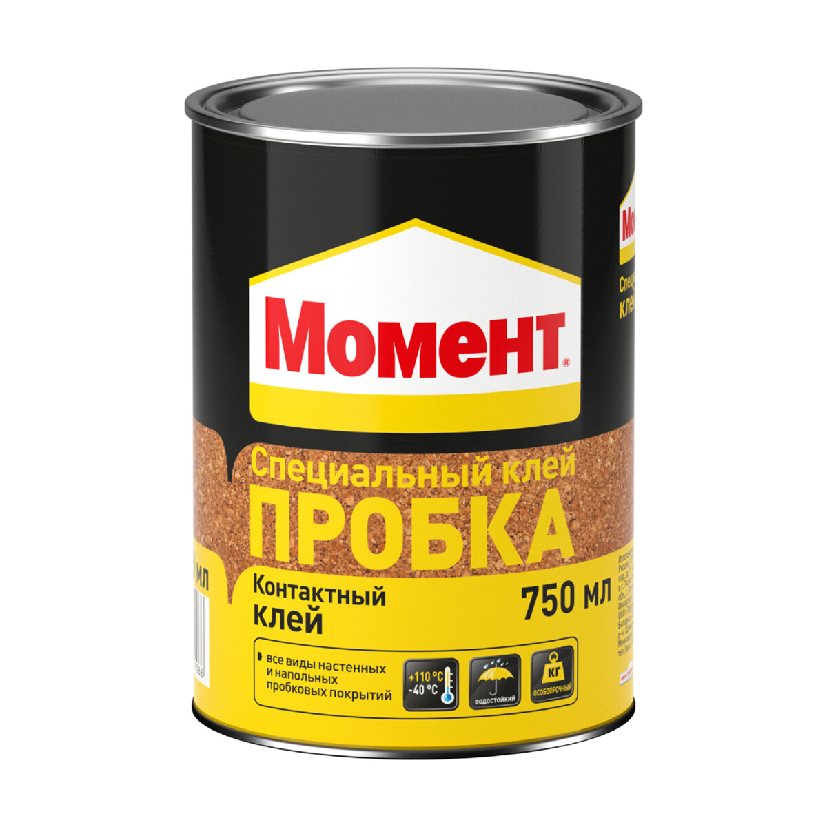 Клей специальный HENKEL "Момент", Пробка, 750 мл