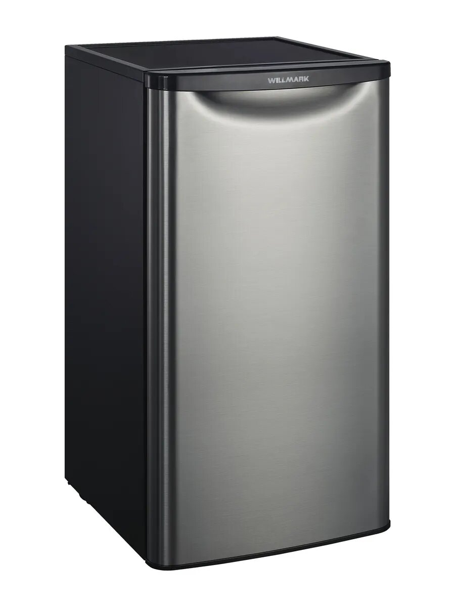 Холодильник Willmark XR-80SS, серебристый, однокамерный, электромеханическое управление, 80 л