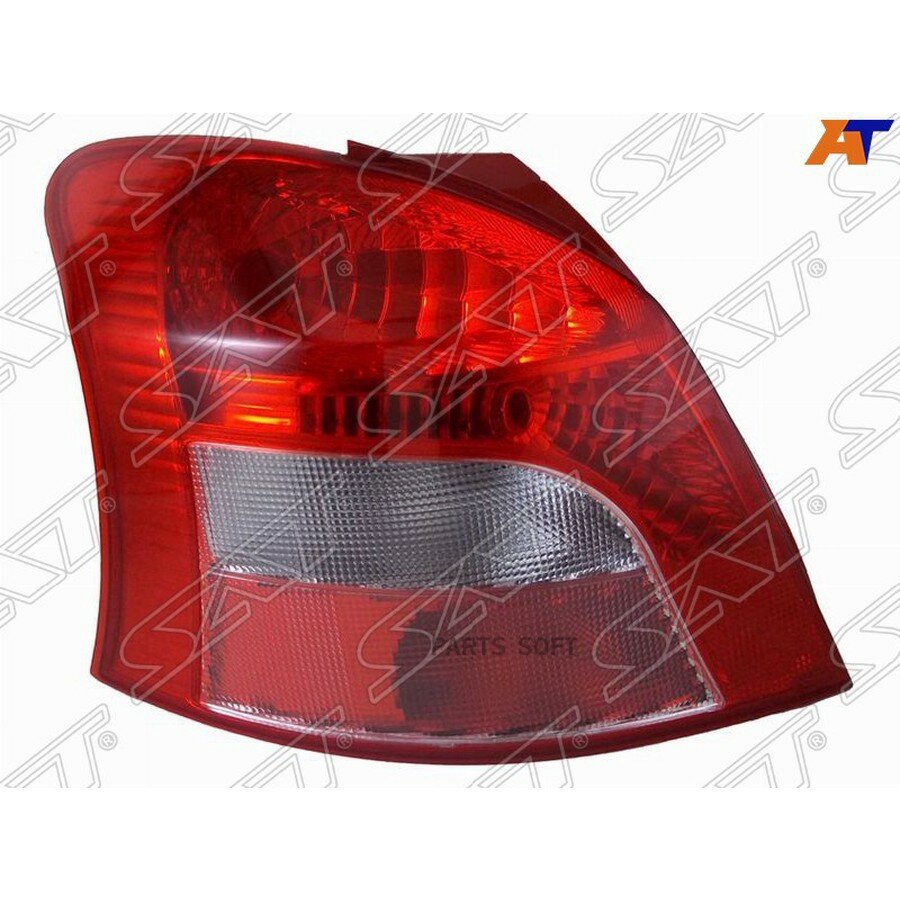 Фонарь задний Toyota Vitz 05-07 / Yaris 05-08 (Слева/ 5D HBK) от официального дистрибьютора, SAT, артикул ST21219P3L