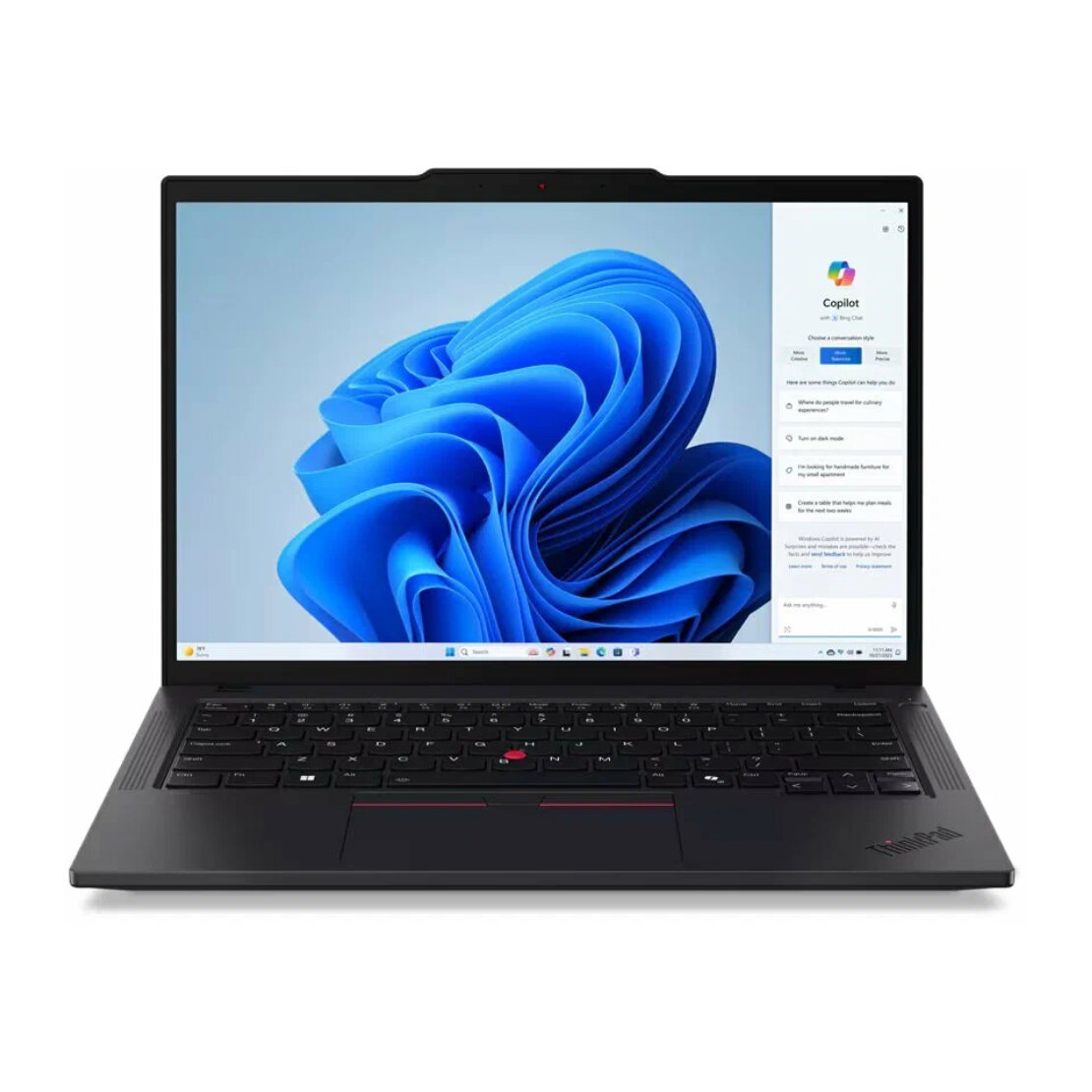 Ноутбук Lenovo ThinkPad T14 Gen5 14"2.2k; IPS/Ultra7 155H/64GB/SSD 512GB/W11P/черный