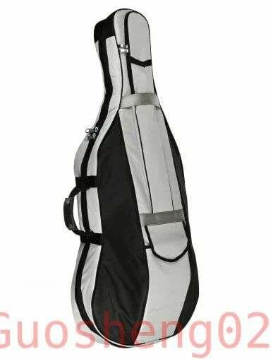 Чехол для виолончели 1/8, лёгкий утолщённый водонепроницаемый из оксфордской ткани, противоударный, можно носить в руке и как рюкзак, утеплитель 10 мм