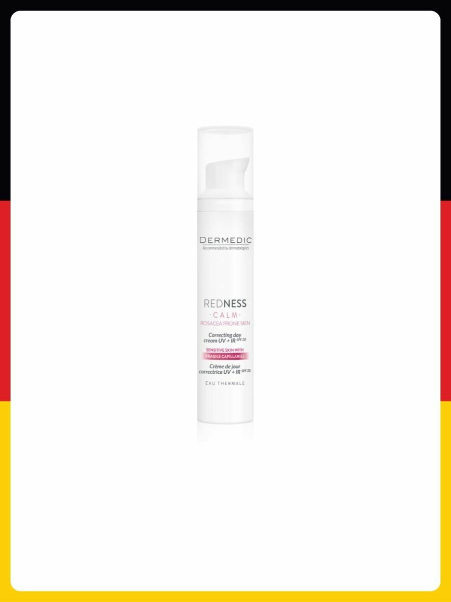 Крем для ухода за кожей Dermedic Redness Calm Corrective Cream for sensitive and reddened skin SPF 20, 40 мл