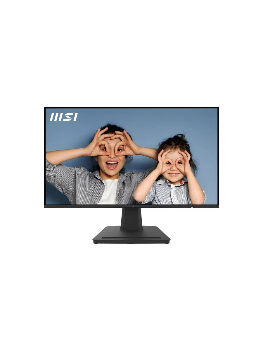 Монитор 24.5" MSI Pro MP252L IPS 1920x1080, 100 Гц, 1 мс, 16:9, 250 кд/м², HDMI 1.4b, DP 1.2, 3.5 Jack, Adaptive-Sync, черный