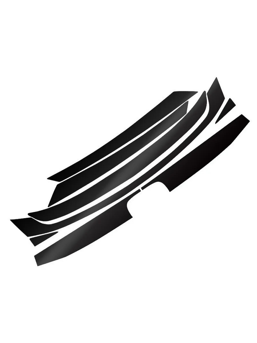 Наклейки на бампер для Honda Civic 2016-2020