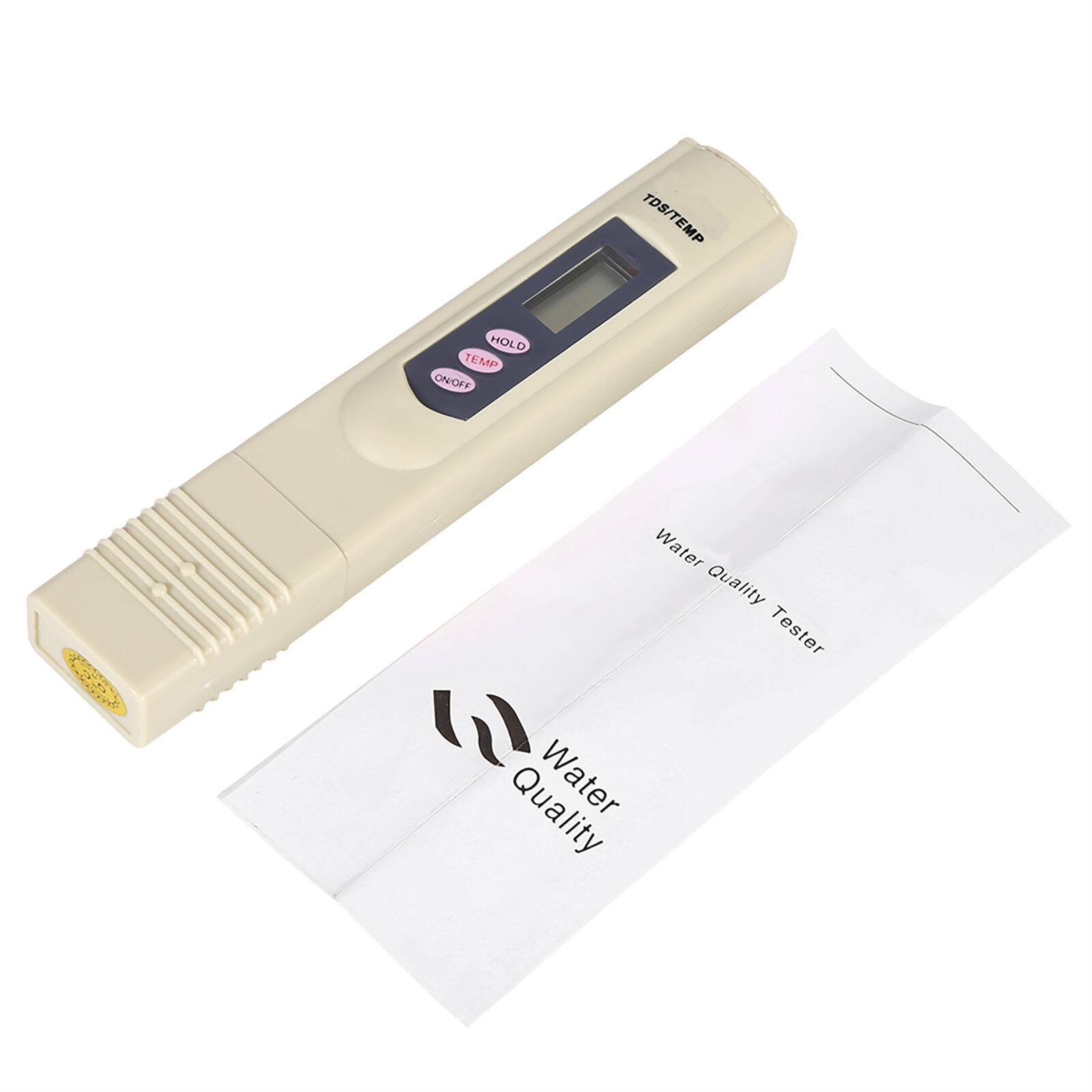 Digital LCD Water Quality Testing Pen Purity Filter TDS Meter Tester 0‑9999 PPM Temp Grey