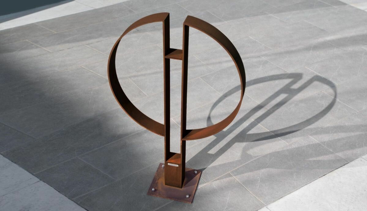 Велопарковка без покраски высота 90см уличная