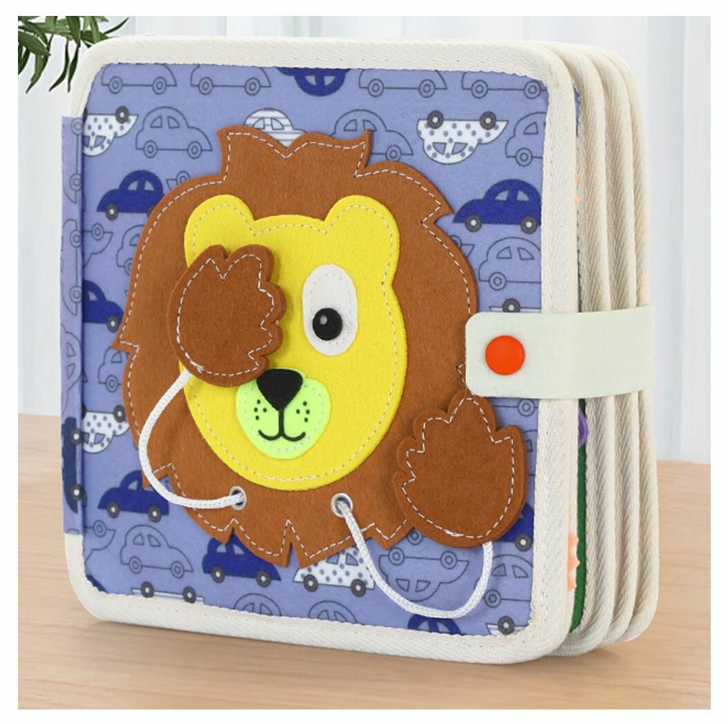 Развивающая книжка-игрушка из фетра, книжка из фетра, Игрушка Монтессори для детей 1-3 годаhyyy-pty250922-G