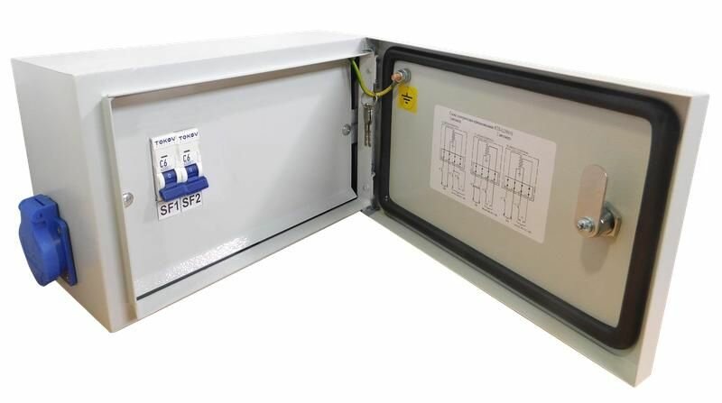 Ящик с понижающим трансформатором ЯТП 0.25 230/12 (2 авт. выкл.) IP54 TOKOV ELECTRICTKE-TT12-12-250-54