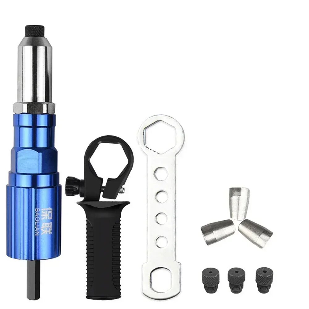 Новый электрический заклепочный пистолет, беспроводной клепальный инструмент, 2,4 мм-4,8 мм, 1