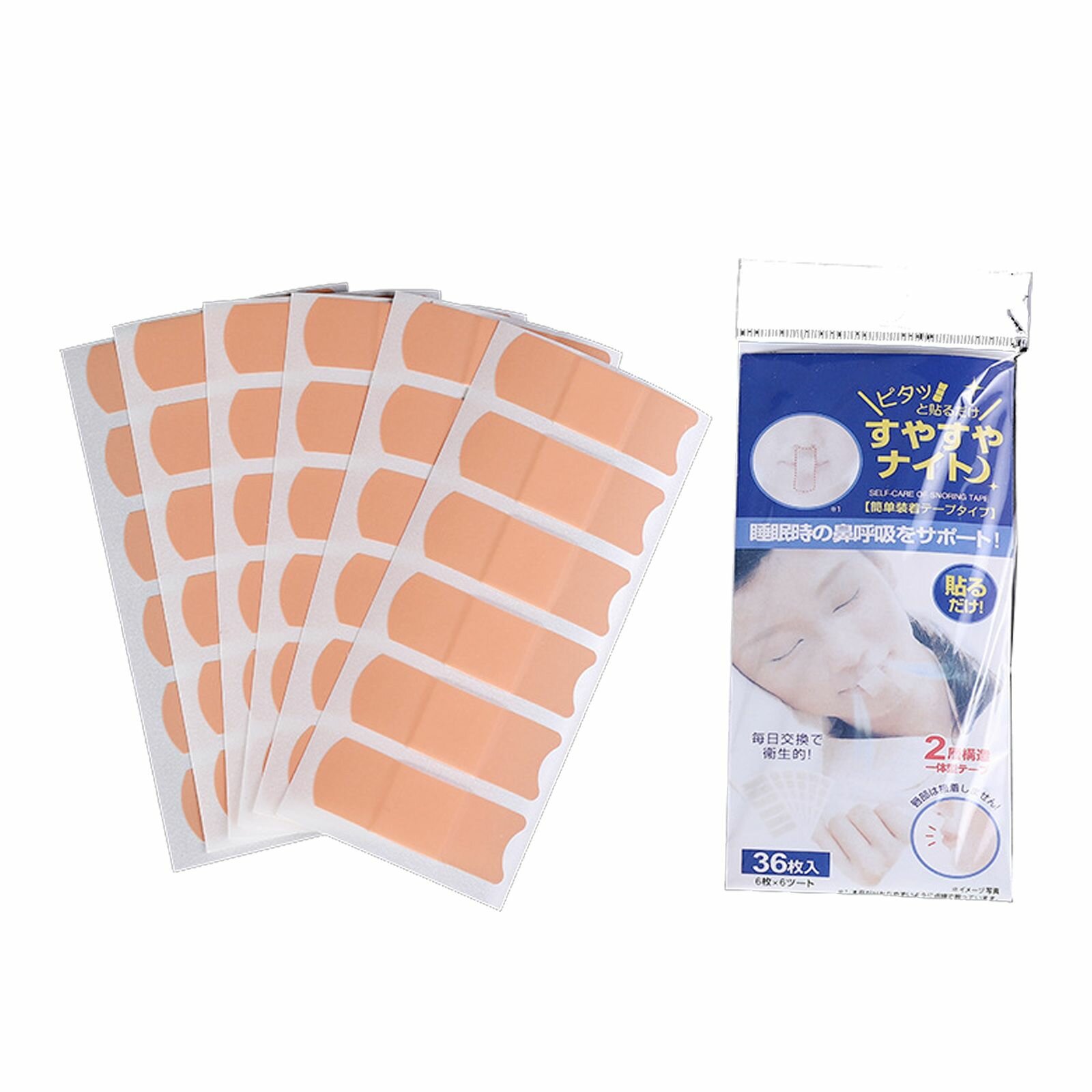 Наклейки для запечатывания рта, предотвращающие открывание рта, сон и храп, 36 наклеек для детей