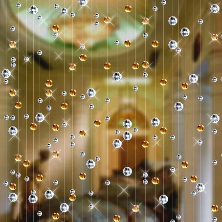 Хрустальные бусины FAWNUOS 6 шт. Yellow