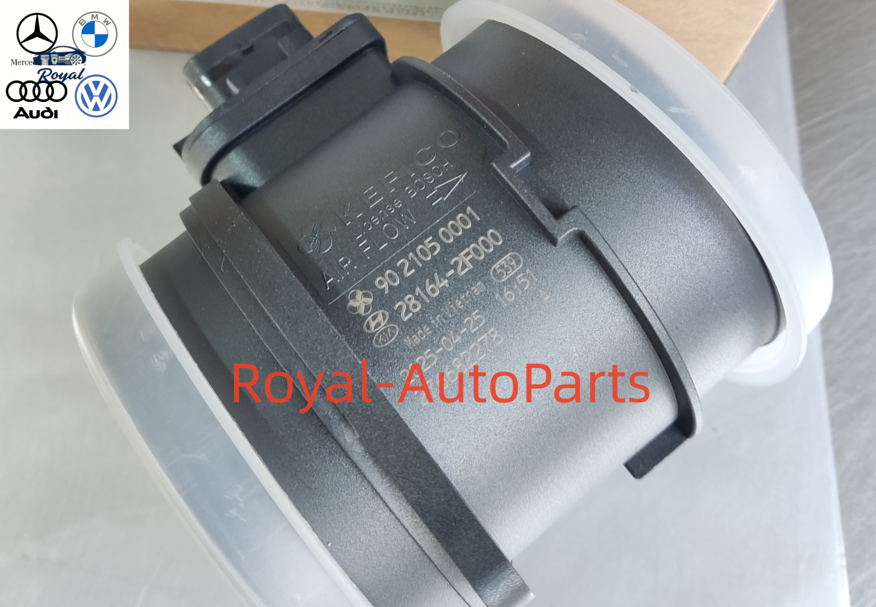 Датчик массового расхода воздуха MAF 281642F000 подходит для KIA Sorento HYUNDAI Santa Fe 28164-2F000