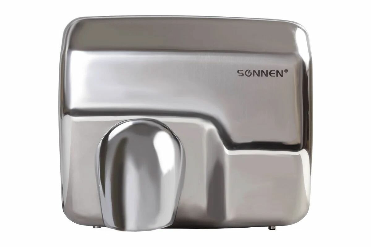 Электросушилка SONNEN HD-798S, мощность 2300Вт, время сушки 15сек, IPX1, нержавеющая сталь, серебристая