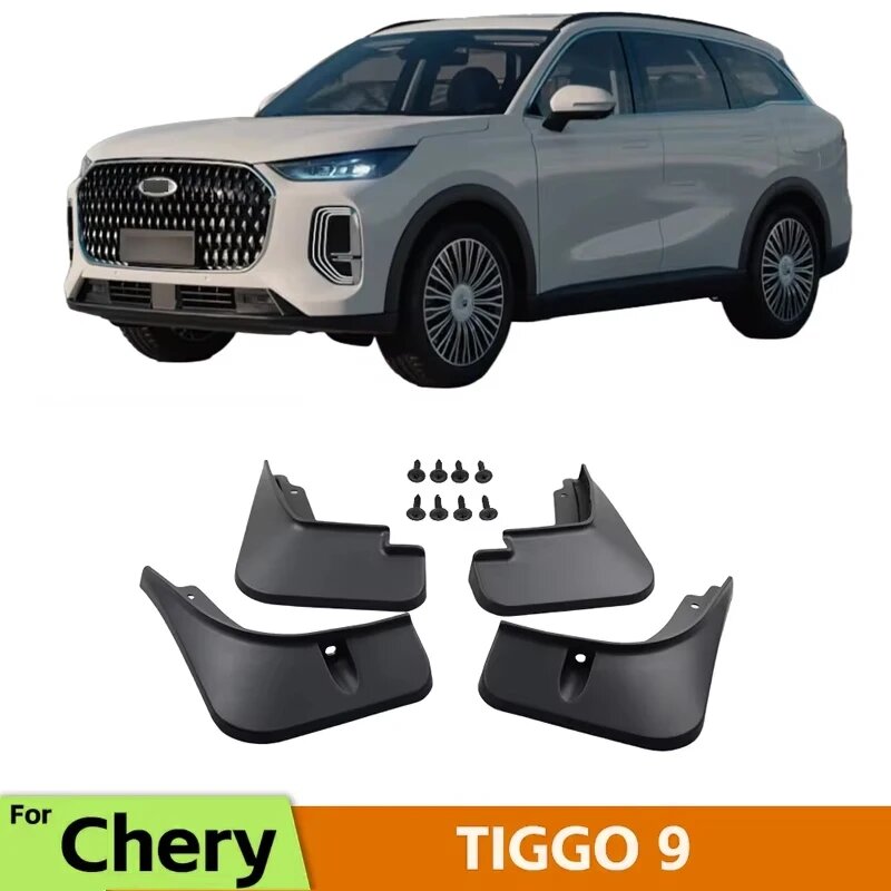 Брызговики для Chery TIGGO 9 TIGGO9 2025 2024, брызговики, брызговики, переднее и заднее крыло, автомобильные аксессуары, 4 шт.