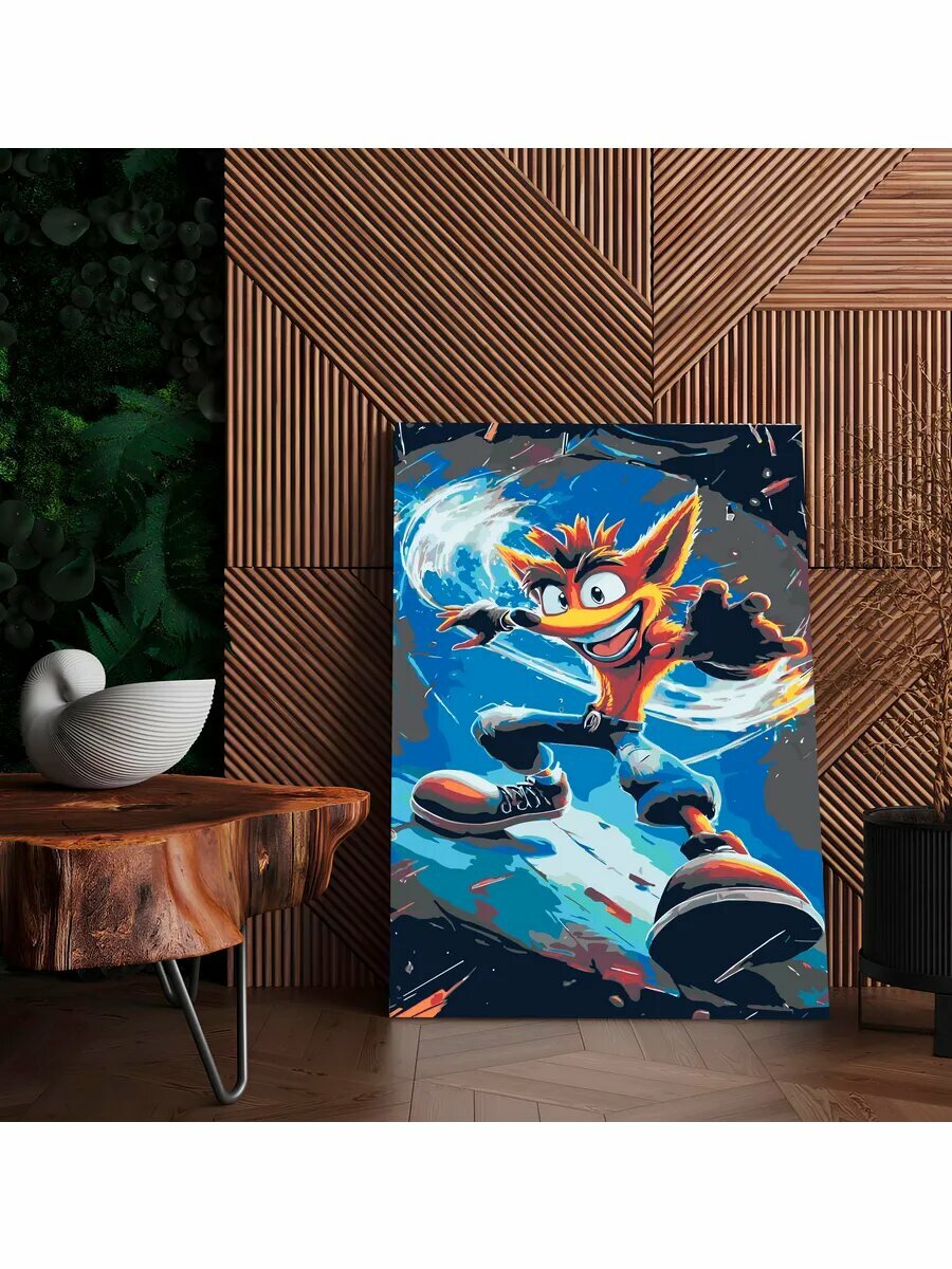 Картина по номерам Крэш_Для-Малышей-Лис