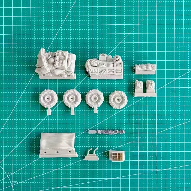 Набор аксессуаров для джипа JIJIE 1/35 из резины
