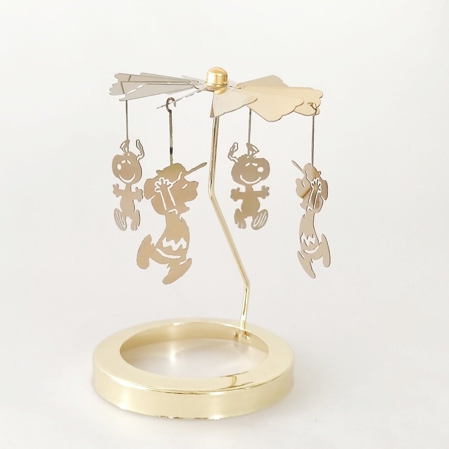 Романтическая ароматическая стеклянная чашка-карусель с оригинальной крышкой, вращающийся подсвечник в виде фонаря.