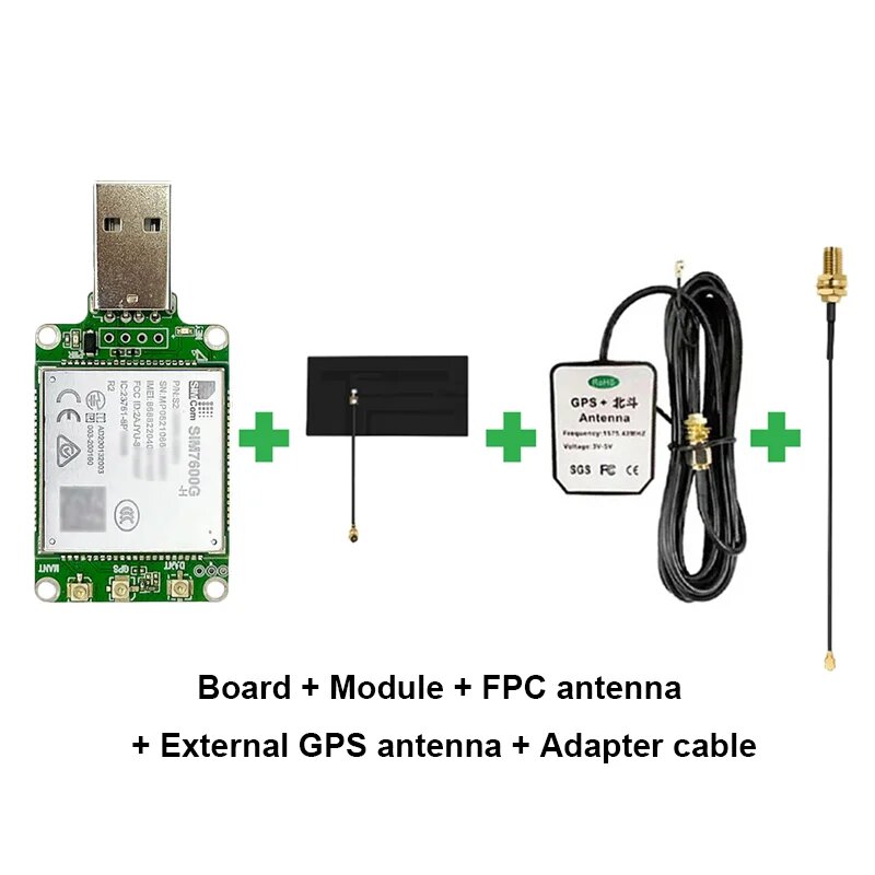 SIMcom SIM7600G-H Глобальный USB-модем (донгл) для всех диапазонов частот, SIM7600G-H suits 2