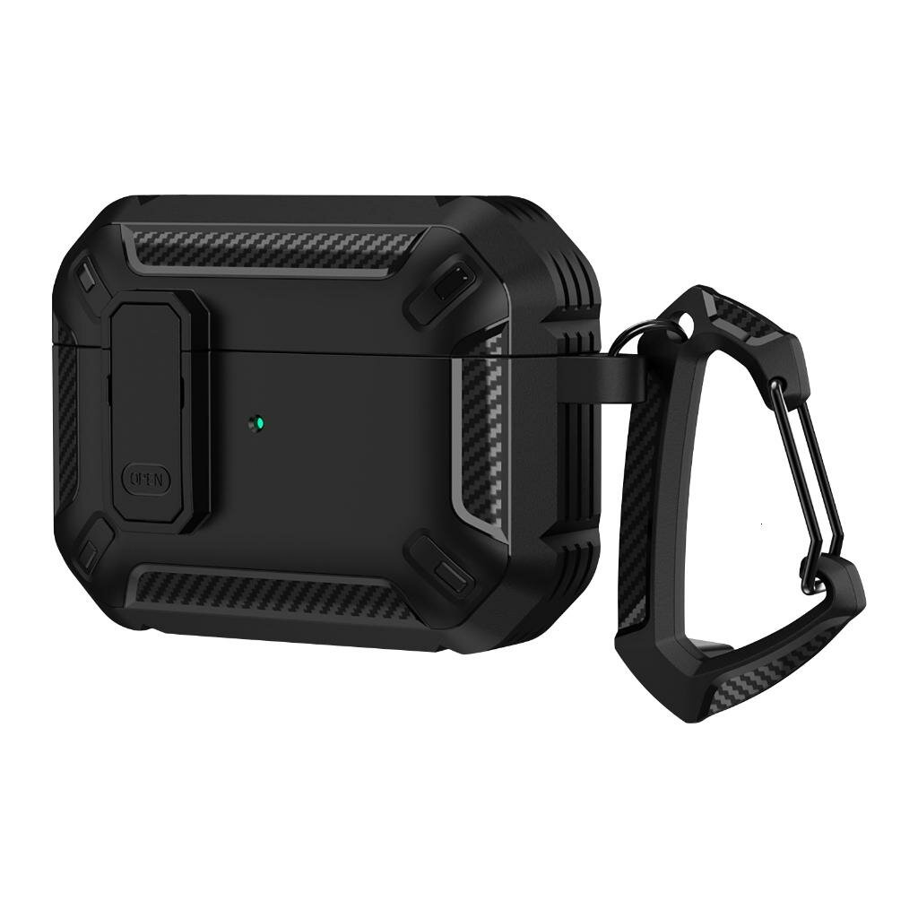 Магнитный футляр для наушников с автозакрытием, Черный