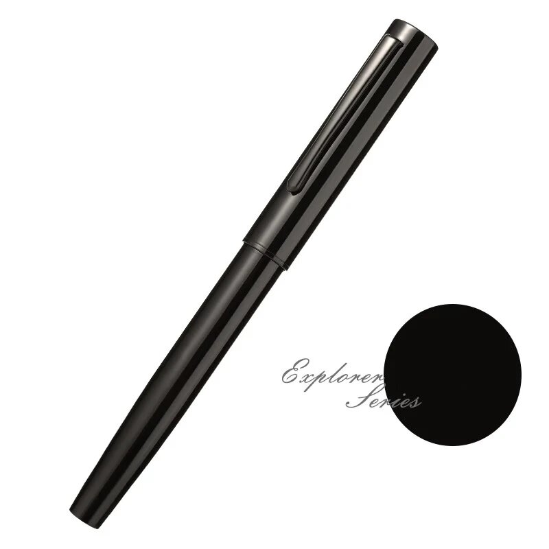 Перьевая ручка Hongdian C2 EF/F Черный, ЭФ, черный