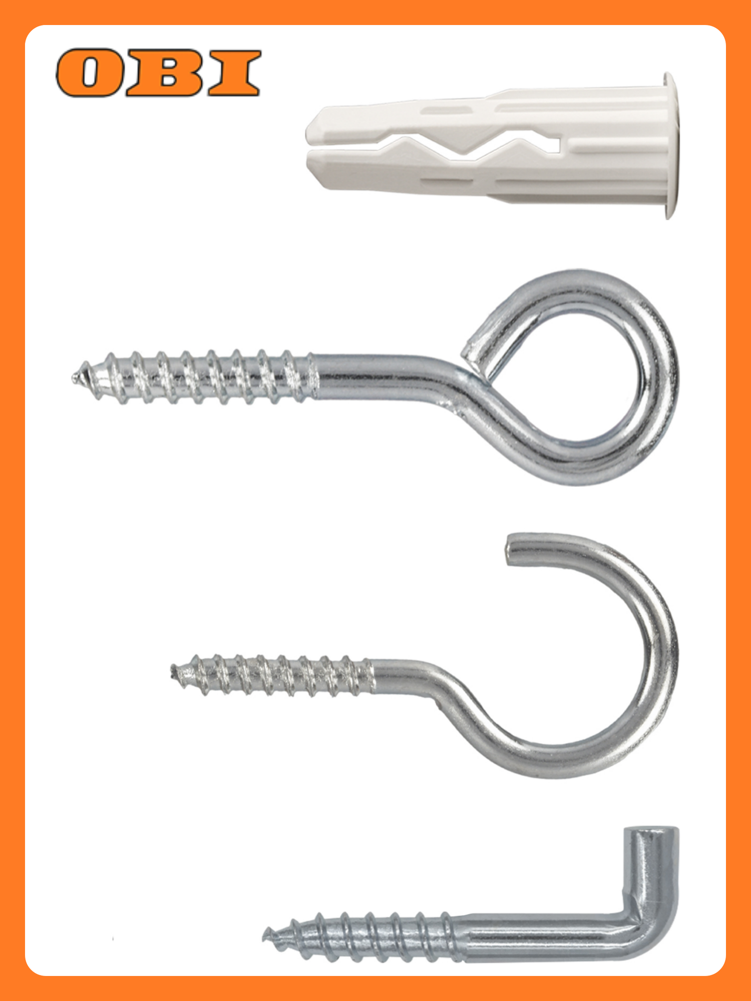 Комплект для крепления подвесов Европартнер, сталь, оцинкованный, серебристый, 1 комплект