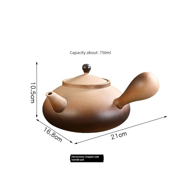 Чайник для заваривания чая в японском стиле, работающий на дровах, керамический чайник, специальный чайник для