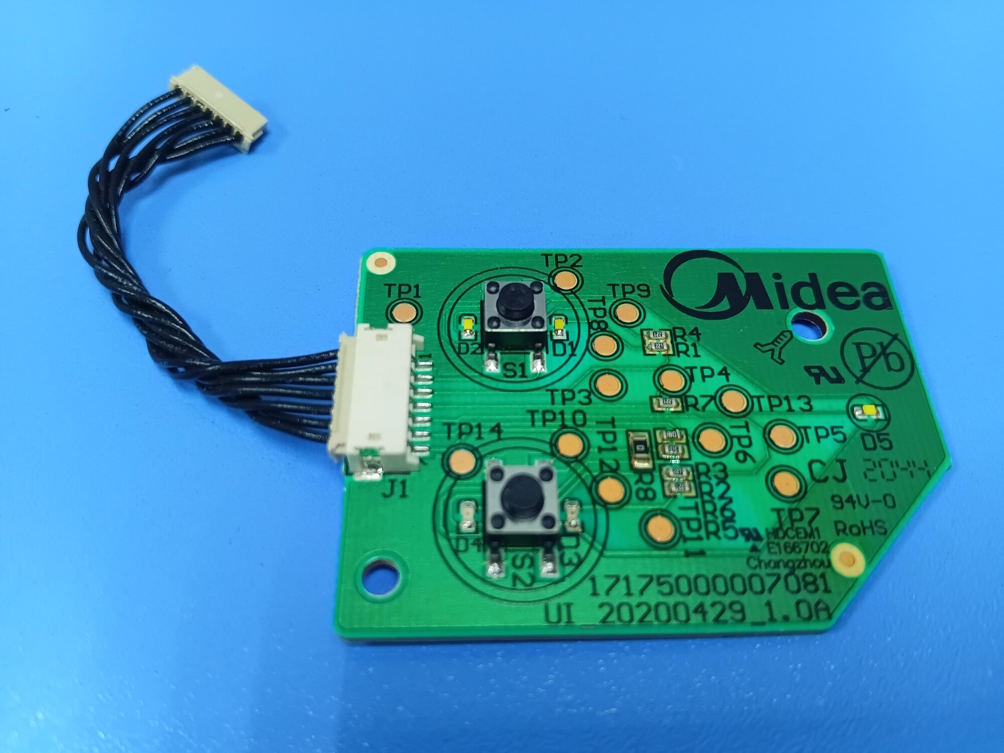 Плата включения робота-пылесоса Midea VCR18W