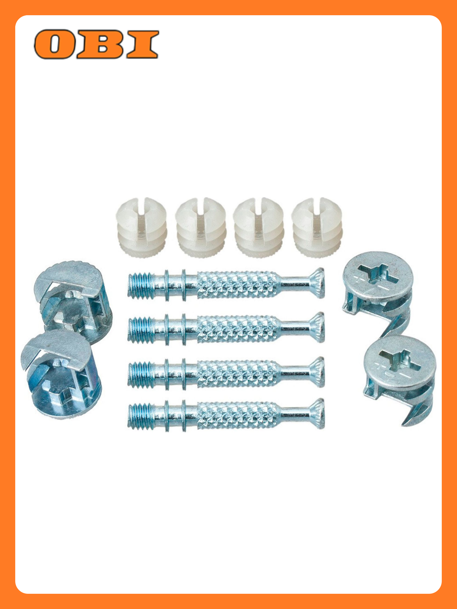 Набор для стяжки фасада ДСП Element №4 45 мм 4 шт