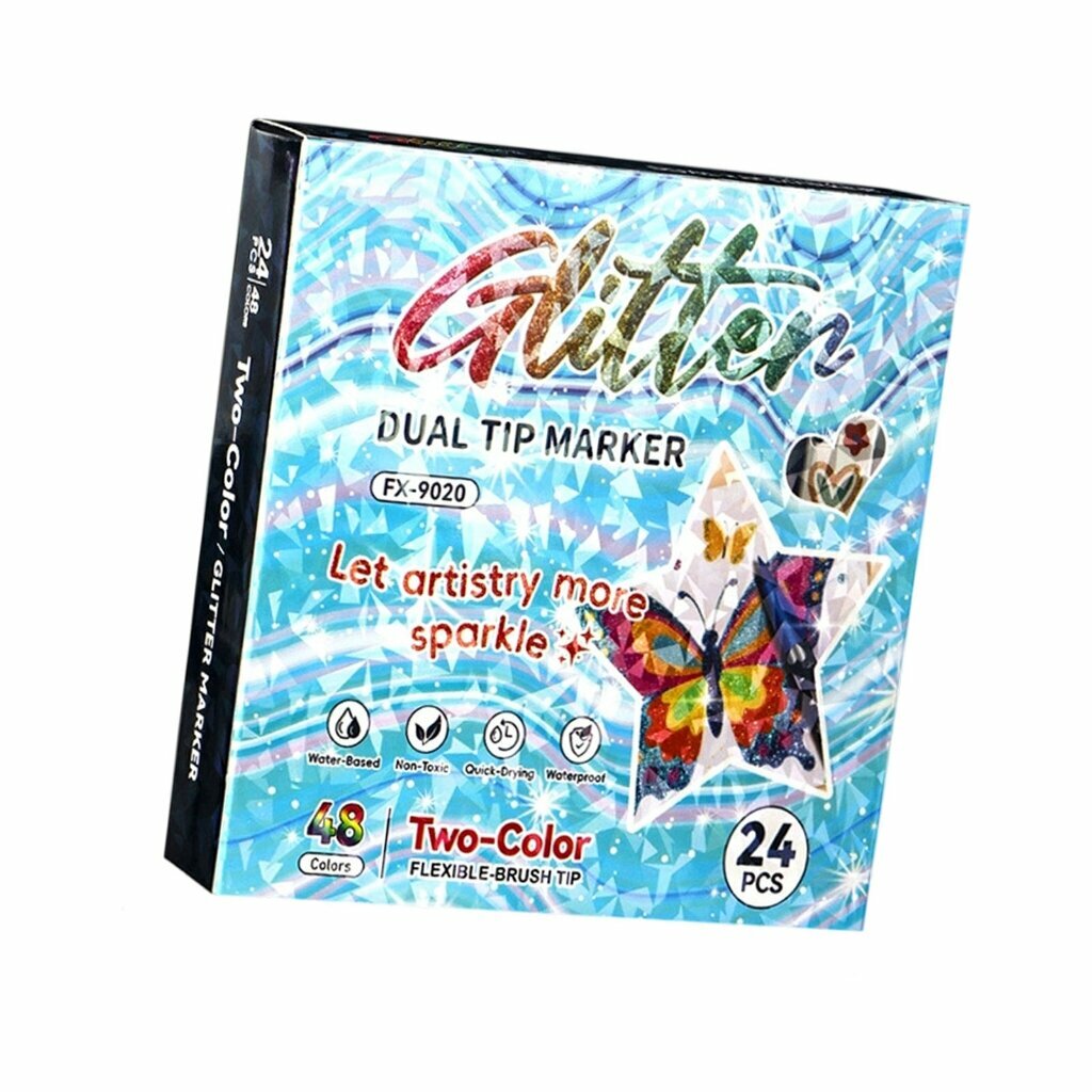 Двухсторонние акварельные маркеры, гибкие кисти, художественные маркеры, Маркеры для рисования