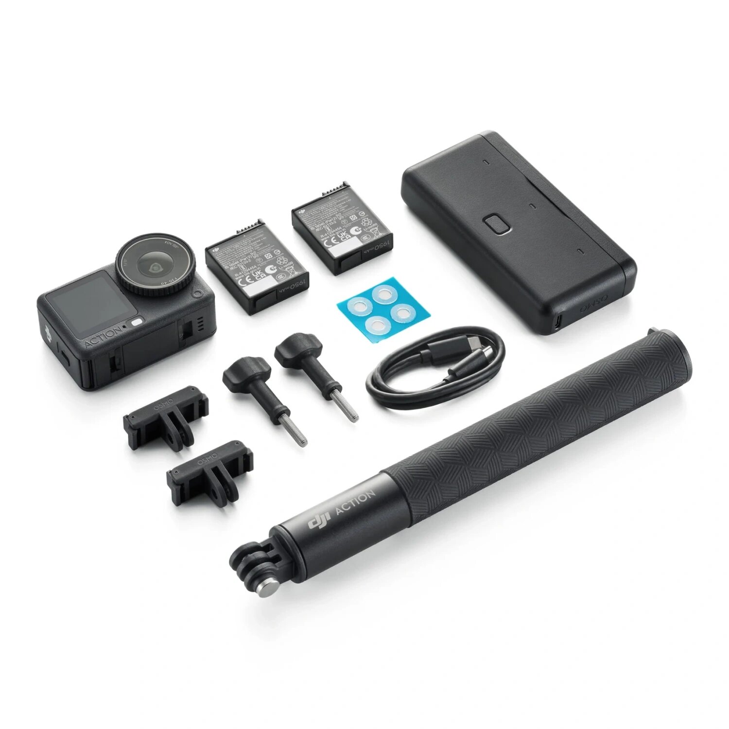 Экшн-камера DJI Osmo Action 6 Adventure Combo, со встроенным хранилищем 50 ГБ