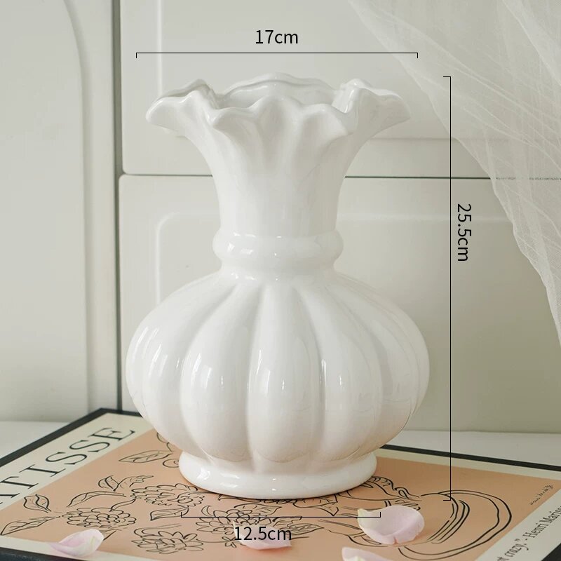 Французская средневековая керамическая ваза Fenton для гостиной, креативная цветочная композиция, украшение в стиле